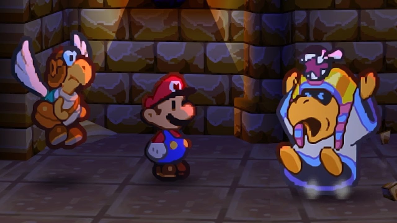 Paper Mario - Walkthrough Part 10 - Tutankoopa Boss Battle - YouTube