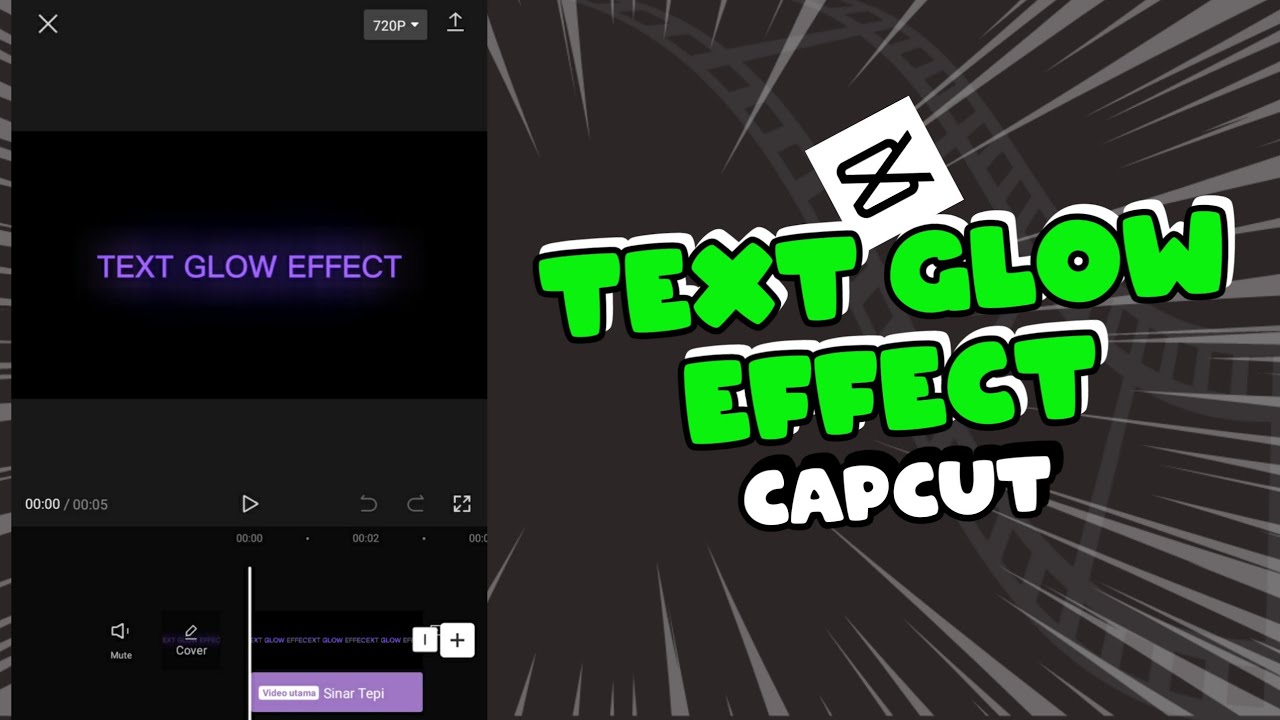 Cara Membuat Text Glow Effect di Capcut - YouTube