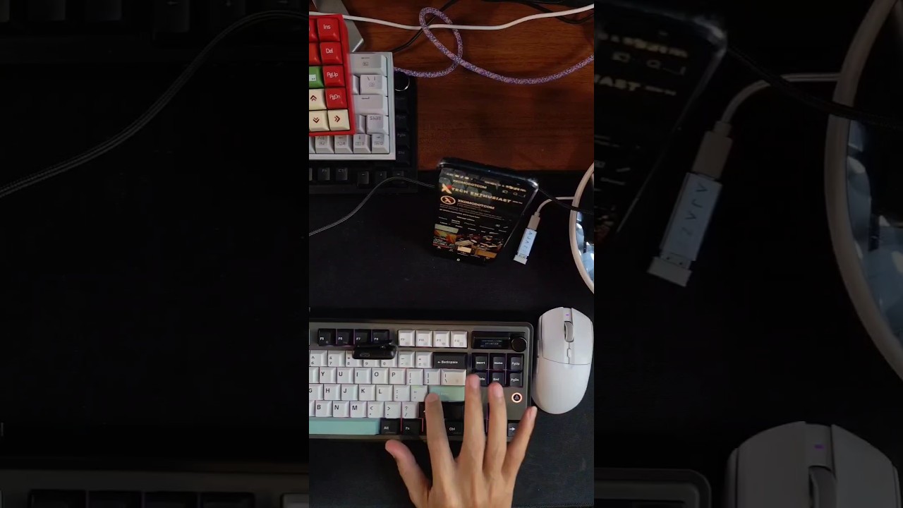 UNBOXING AJAZZ AK870 TKL SC SAGE MAILLARD SWITCH (CREAMY MECHANICAL ...