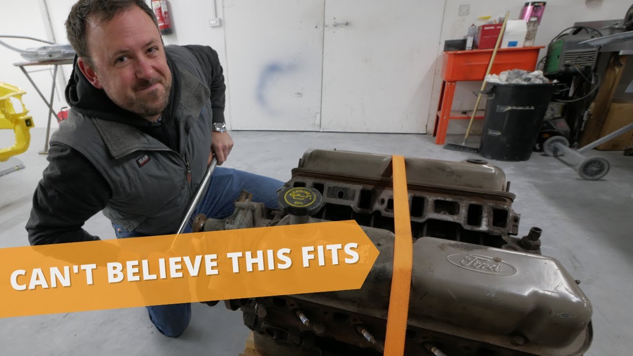 V8 FORD MK1 TRANSIT / The engine is finally in - YouTube