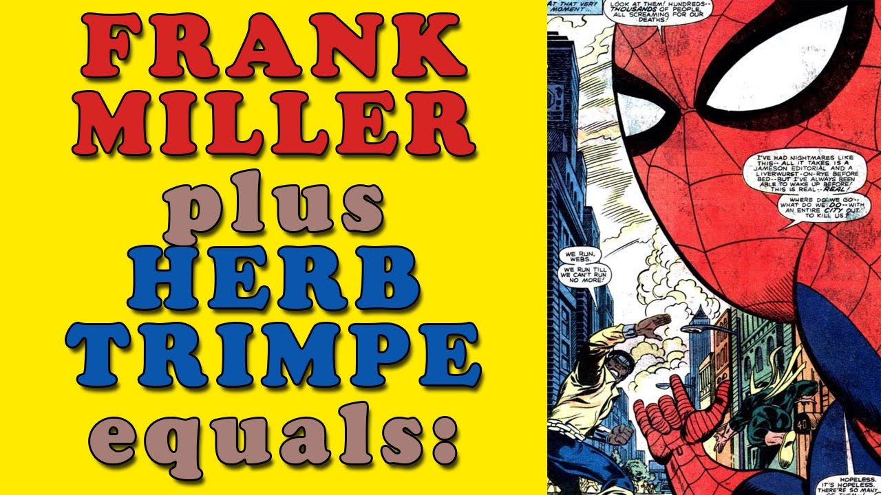 Is This The First Comic Frank Miller Wrote? Marvel Team Up Annual 4 ...