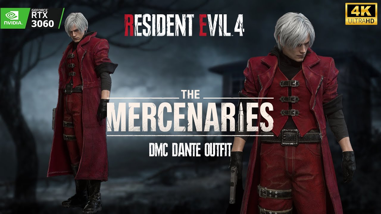 Resident Evil 4 [DMC Outfit Leon] - Mercenaries Gameplay [4K 60FPS] # ...