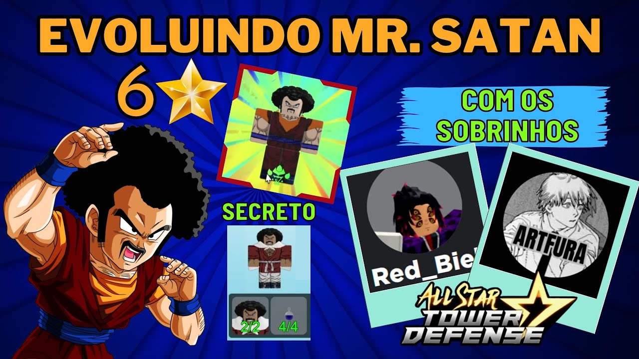 All Star Tower Defense - Evoluindo Mr. Satan - YouTube