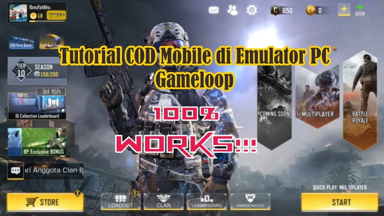 Tutorial Install COD Mobile di PC (Emulator Gameloop) - YouTube