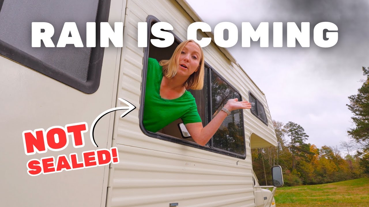 Took TOO Long! Resealing Our Vintage RV Windows - YouTube