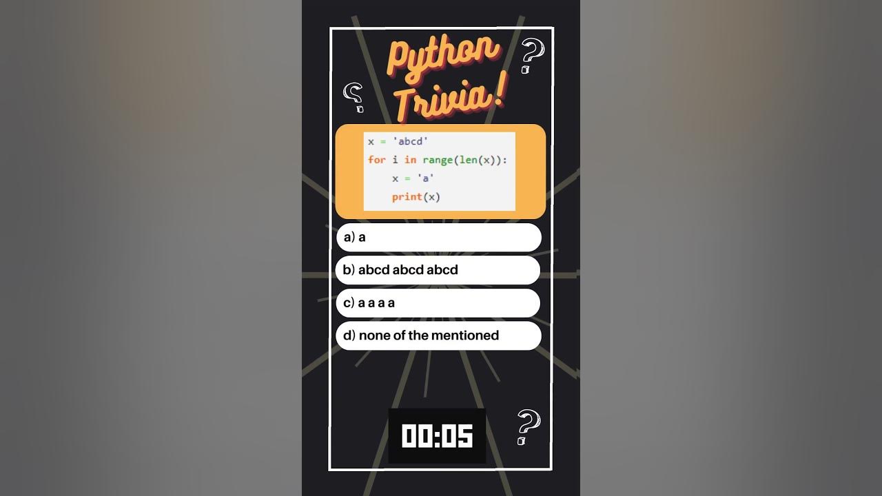 Python Trivia Loops 29 #coding #python #techcommunity #shorts #trending #viral #datascience ...