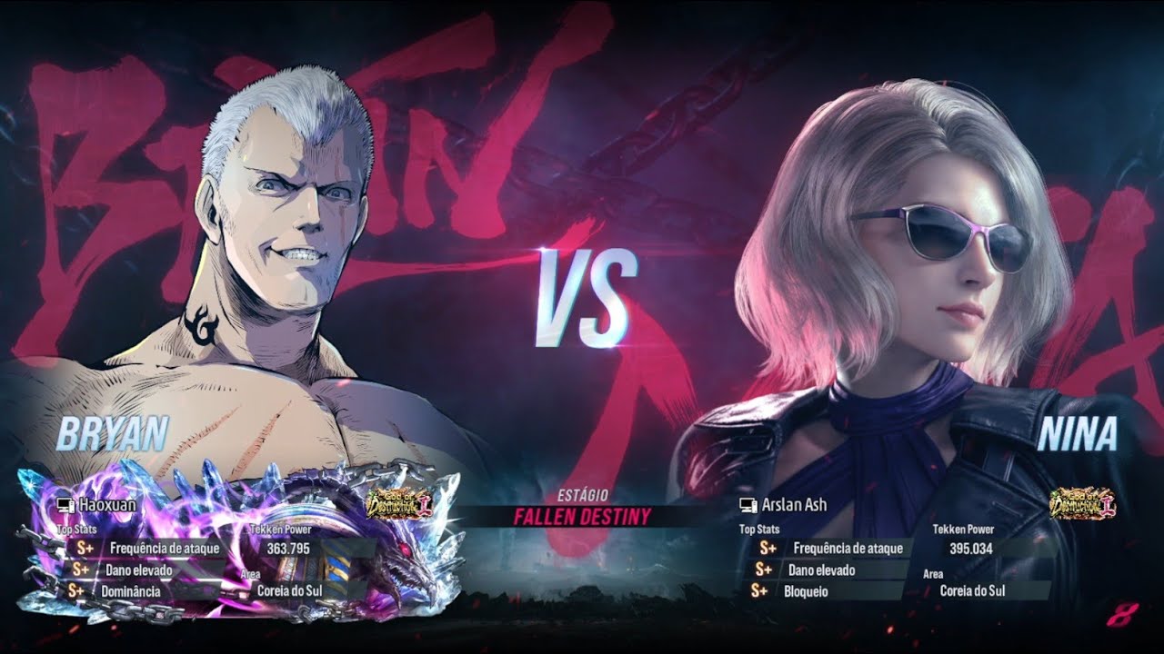 BRYAN ⚡️ HAOXUAN VS ARSLAN ASH ⚡️ NINA | TEKKEN 8 - YouTube