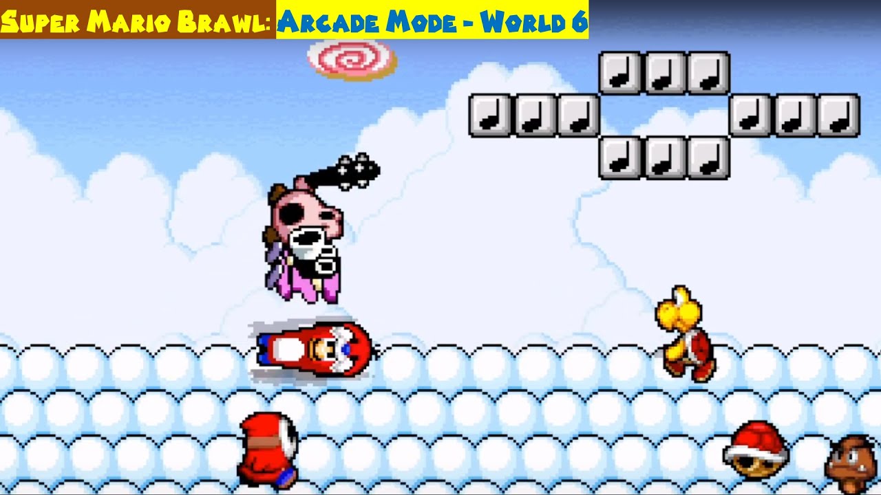 Super Mario Brawl: Part 14 - Arcade Mode: World 6 - YouTube