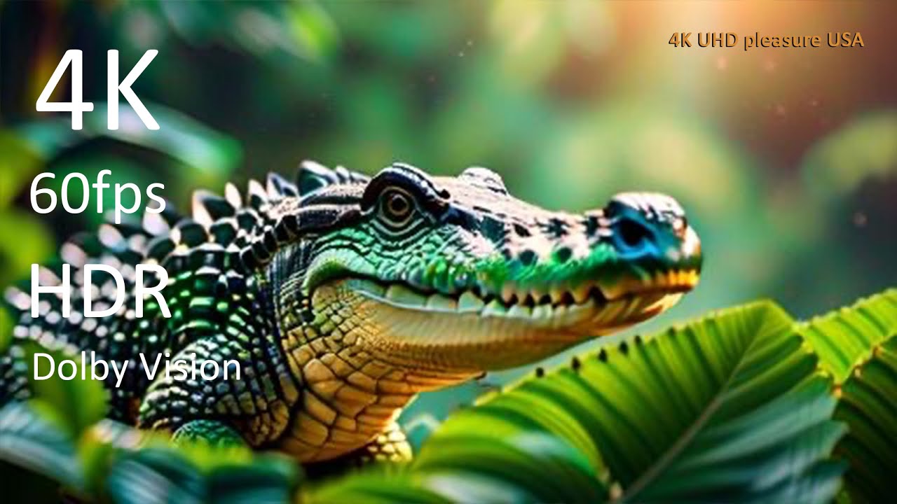 Cinematic picture of animals of the world - 4K HDR 60fps Dolby Vision ...