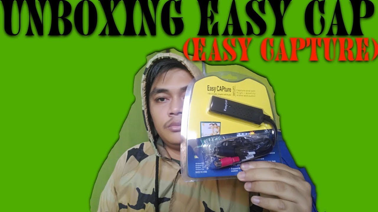 UNBOXING EASYCAP ( EASY CAPTURE) || USB 2.0 VIDEO ADAPTER WITH AUDIO ...