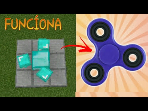 O MELHOR HAND SPINNER QUE FUNCIONA NO MINECRAFT PE - YouTube