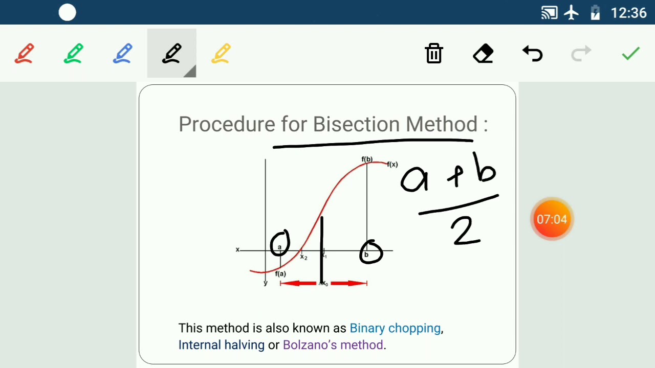 Procedure Of Bisection Method YouTube procedure-of-bisection-method-youtube