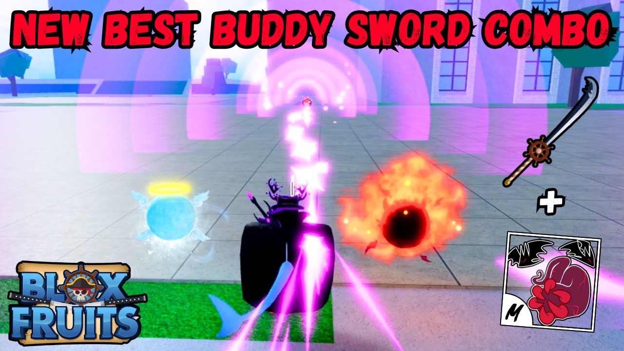 NEW BEST BUDDY SWORD Combo BUDDY SWORD + SANGUINE ART (Blox Fruits ...