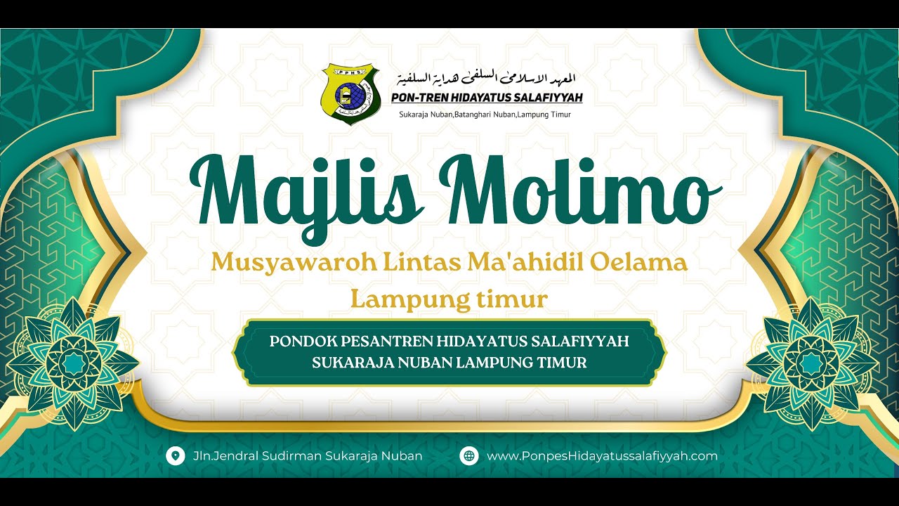 🔴Live MOLIMO di Pesantren Hidayatus Salafiyyah #molimo #fathulqorib ...