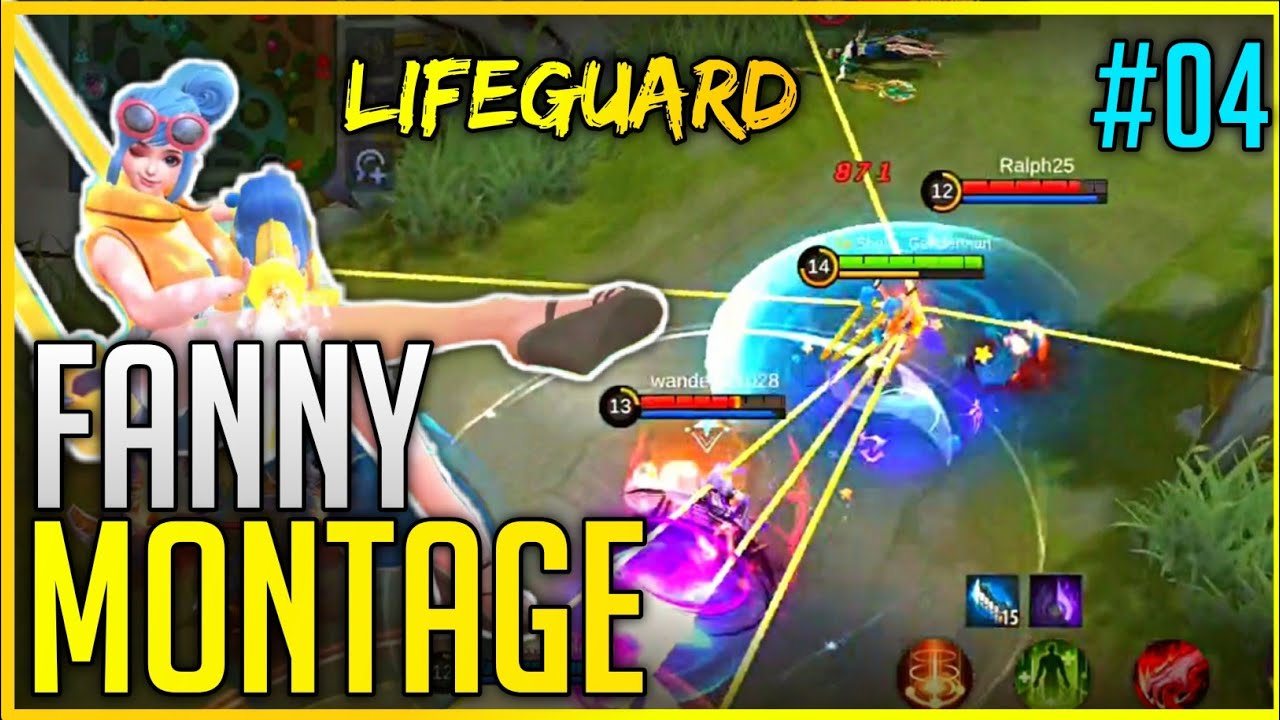LifeGuard Fanny Montage | Insane WallSpam | Must watch🔥 Mobile Legends ...