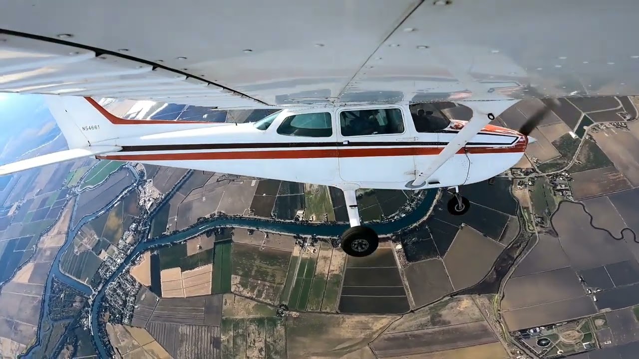 Central California Flying C172 Audio with Full Comms Being Bossed ...