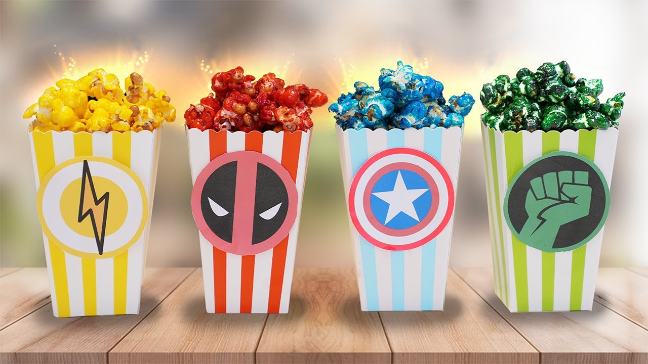 How to make Colors Popcorn - Rainbow Popcorn Recipe - YouTube