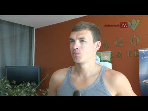 dubrovniktv.net - Edin Dzeko in Dubrovnik I Short interview