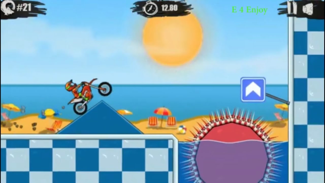 Moto X3M 5 Pool Party (level 21) - YouTube