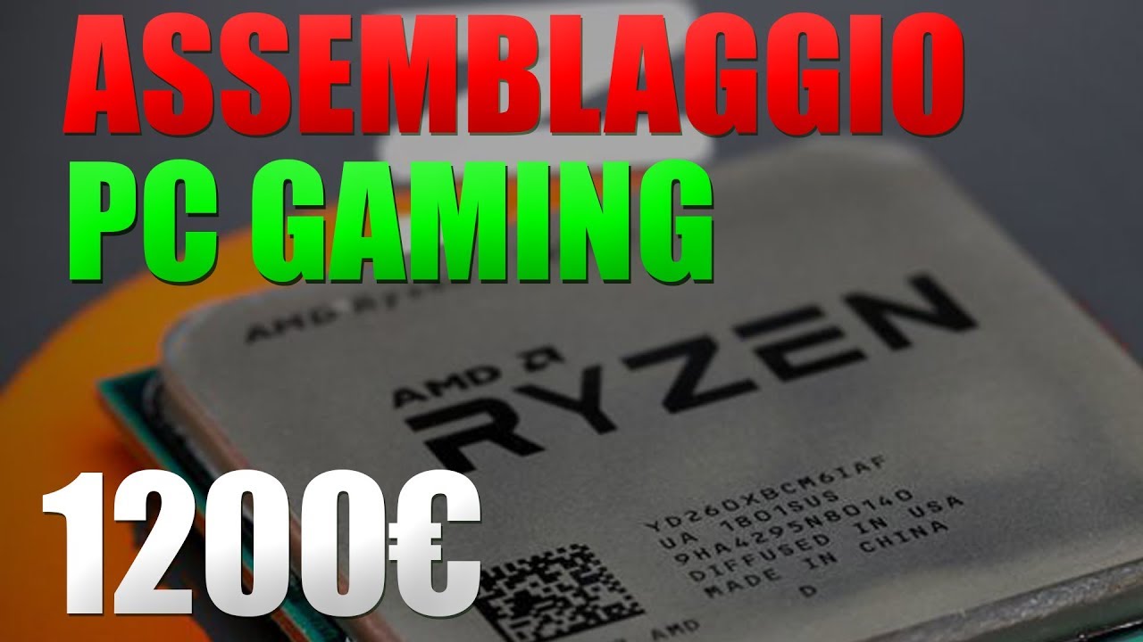 Assemblaggio PC gaming AMD da 1200€ (B450, 2600x, RX 570) - YouTube