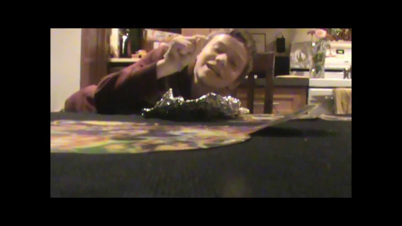 how to do a hole in the table magic trick - YouTube