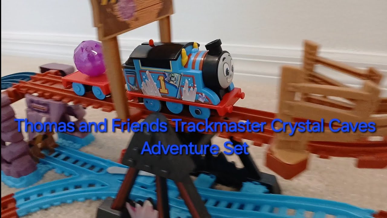 Thomas and Friends Trackmaster Crystal Caves Adventure Set - YouTube