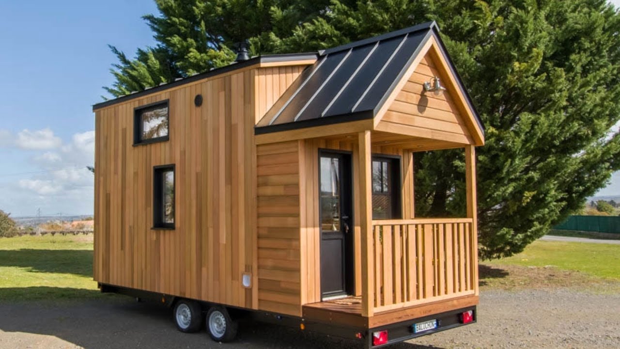 Really Incredible Mobile Tiny Home Designed for a Young Couple! (For This Price Just a Gift ...