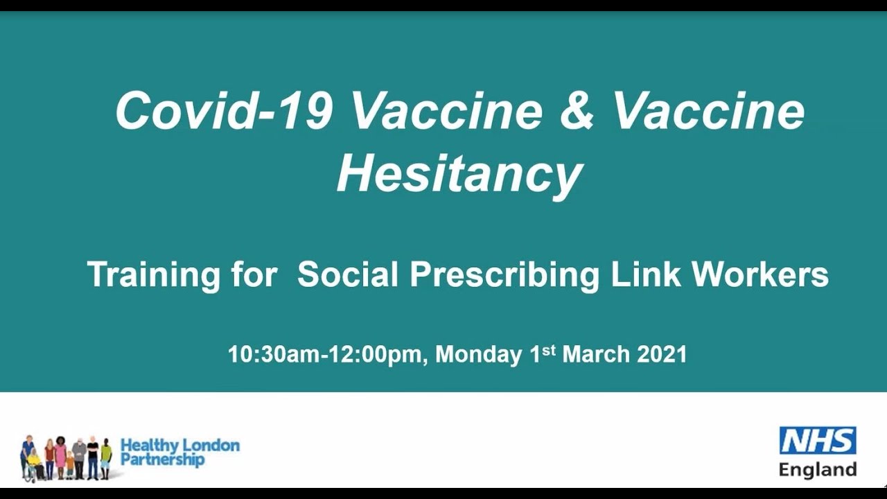 London Peer Learning Session | Mar 21 | Covid-19 Vaccine and Vaccine ...