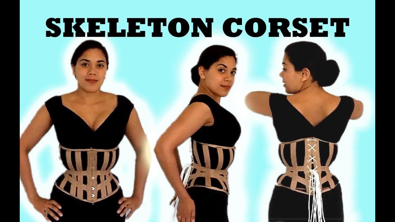 "Waffle Iron" Skeleton Corset Experiment | Lucy's Corsetry - YouTube