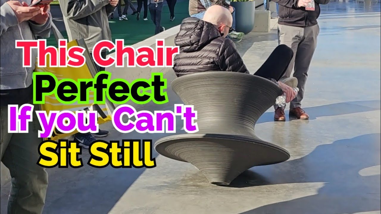 if you can't sit still, this chair made for you. Magis Spun Chair - YouTube