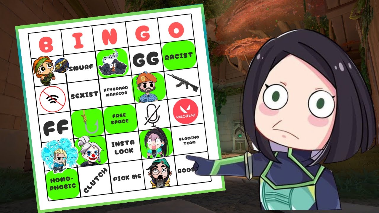 TOXIC Bingo in Valorant Ranked - YouTube