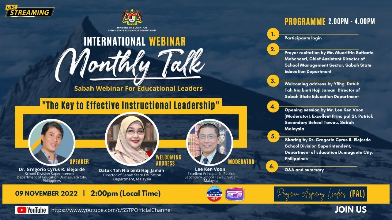 Monthly Talk Webinar International : The Key to Effective Instructional ...