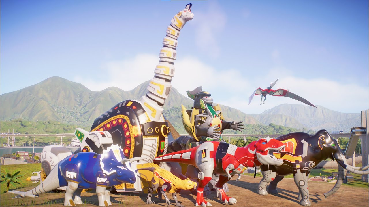 Tyrannosaurus Zord And Dragonzord
