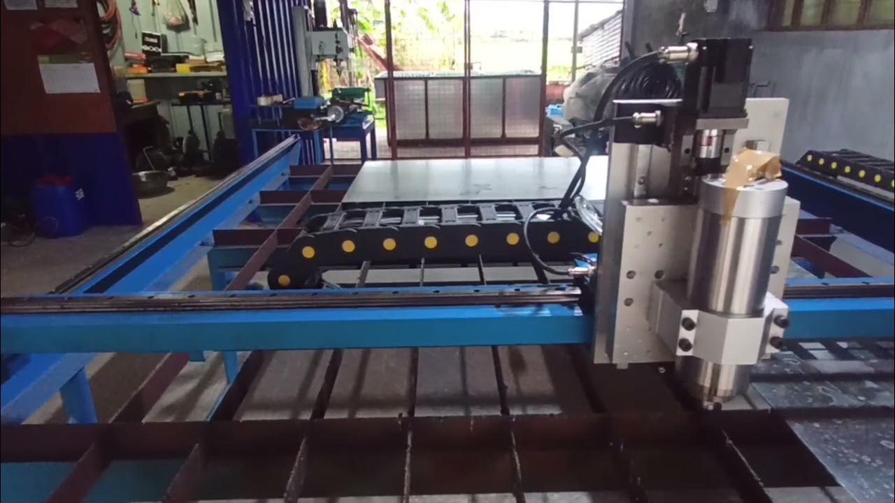 CNC Router 2.2kw Spindle Dry Run Testing - YouTube