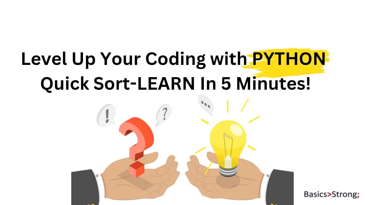 Quick Sort In Python For Beginners The Fastest Sorting Solution
