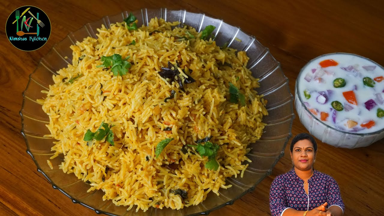 കുക്കറിൽ എളുപ്പത്തിൽ ഒരു കിടിലൻ ചോറ് | Kuska Rice | Plain Biriyani ...
