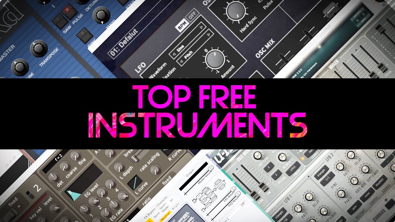 Top Free VST Instruments & Synths! - YouTube