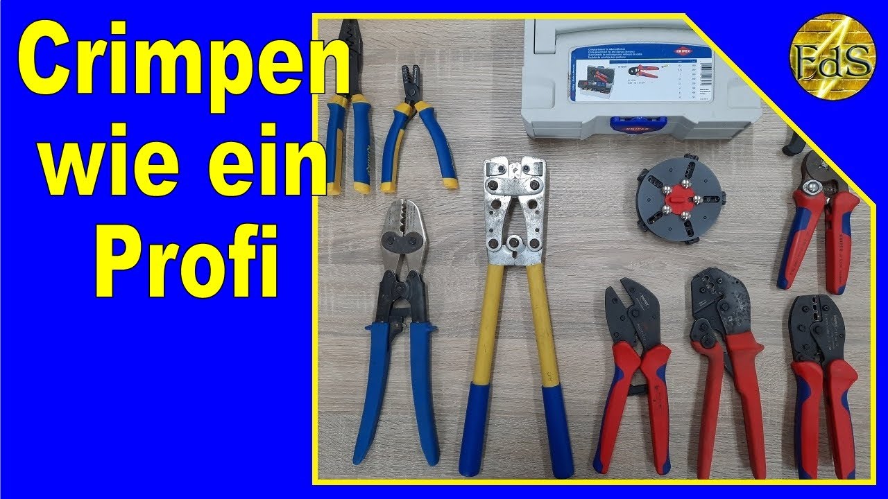 Crimpen wie ein Profi 🙂👍 mit dem richtigen Werkzeug ! Das musst du ...