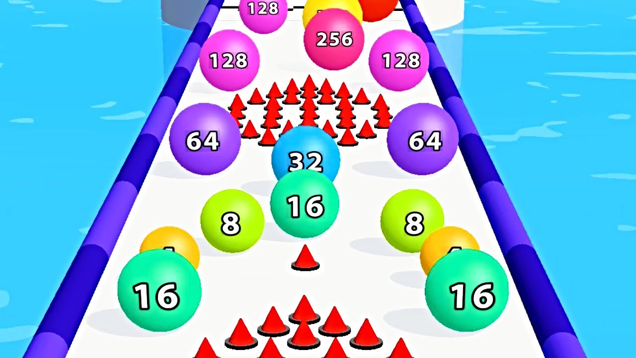 Match Balls 2048 - Ball Merge 3D ! All levels Gameplay (781-786 ...