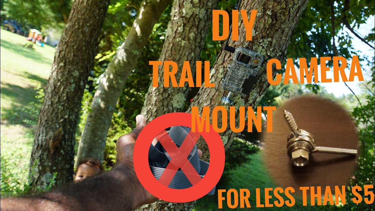 Trail Camera MOUNT for under $5 (DIY) - YouTube