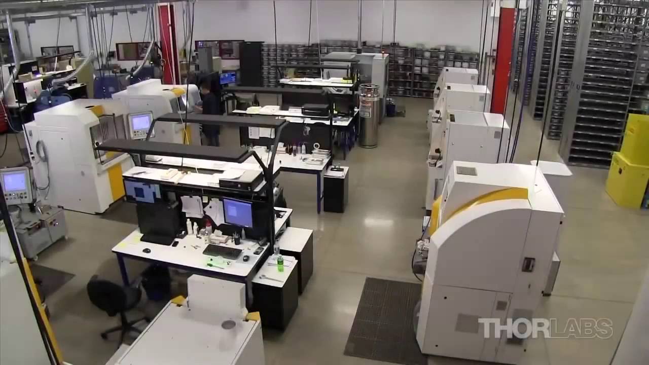 Chế tạo lens của Thorlabs - Thorlabs Optical Lens Production - YouTube