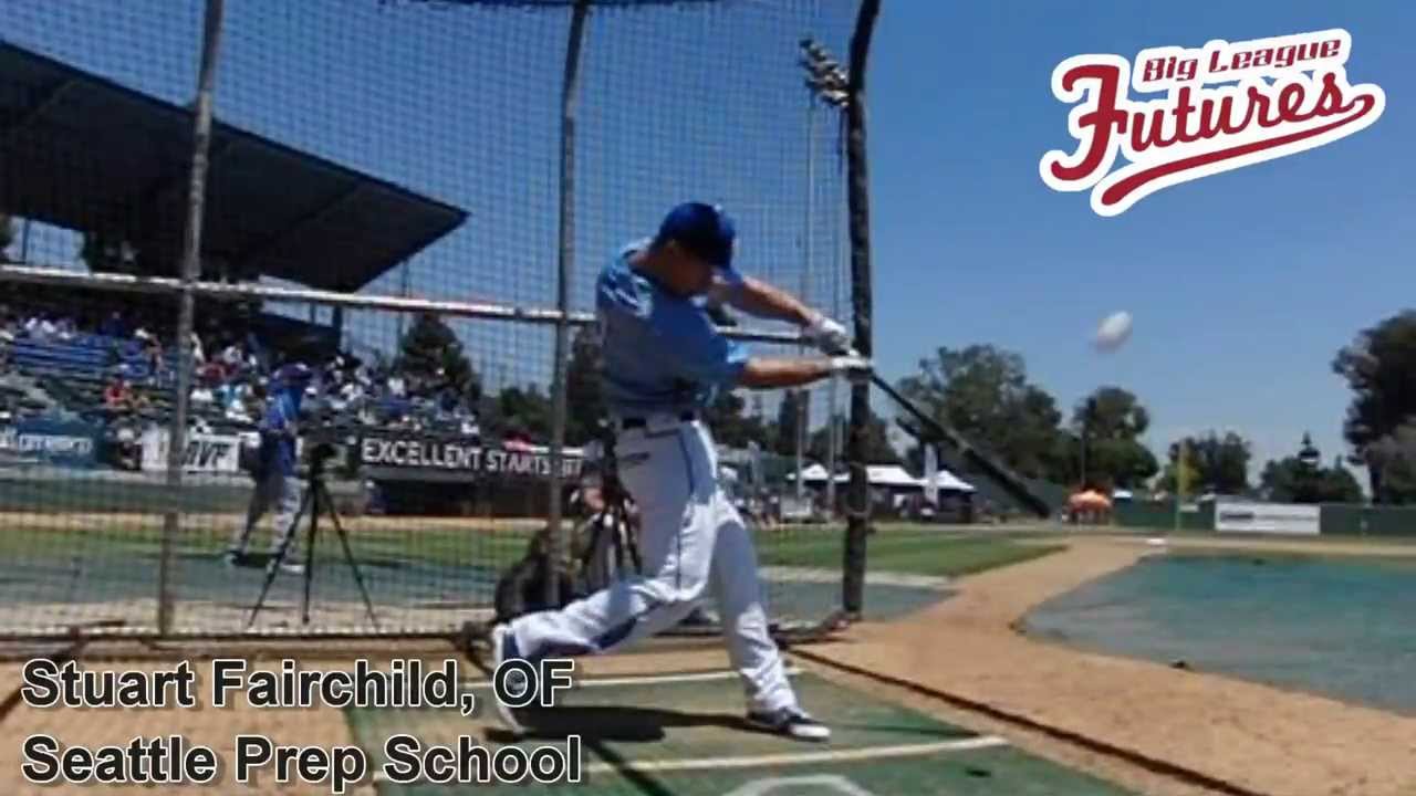 STUART FAIRCHILD, OF, SEATTLE PREP SCHOOL, SWING MECHANICS AT 200 FPS ...