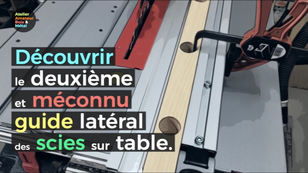 Découvrir le mini-guide latéral de la scie sur table - YouTube