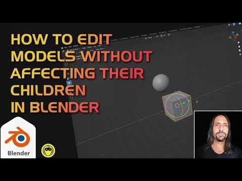 Blender tip: How to edit parent objects without affecting their children - for Beginners - YouTube