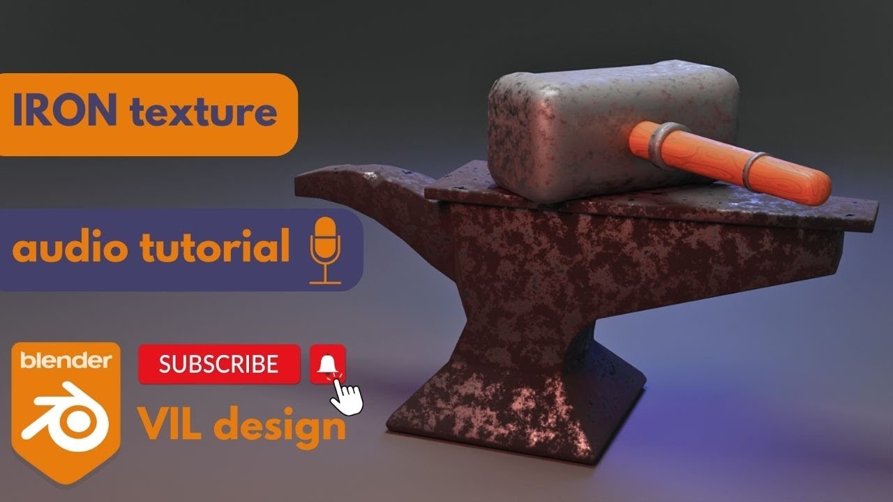 Easy IRON Texture in Blender (Beginner TUTORIAL) - YouTube