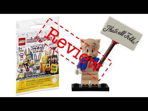 LEGO Porky Pig Minifigure 71030-12 Looney Tunes CMF Review - YouTube