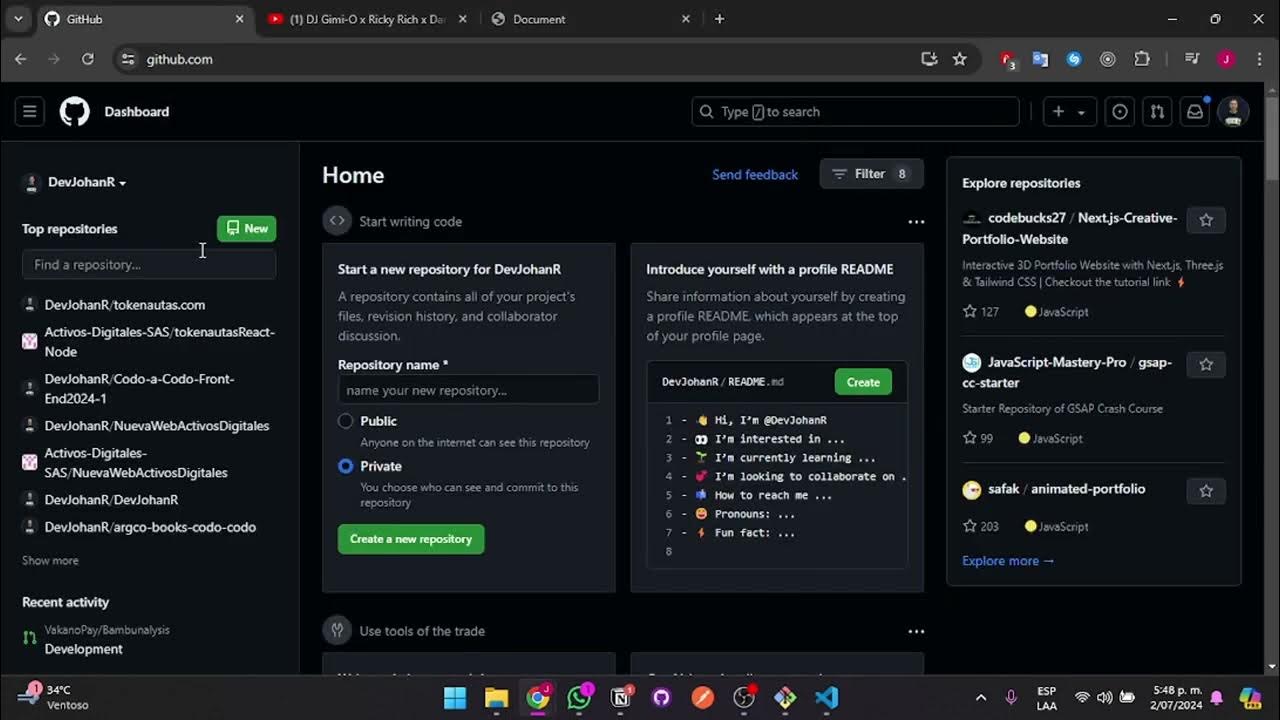 GA7-220501096-AA1-EV05 herramientas de versionamiento (GIT) instalada y configurada. - YouTube