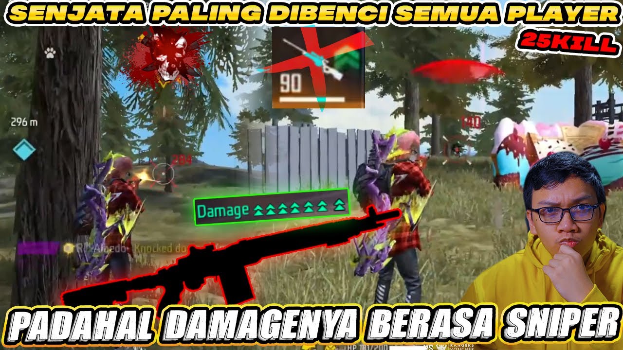 REVIEW SOLO VS SQUAD M14! OP BANGET! RAJA DAMAGE SENJATA AR DI EPEP ...