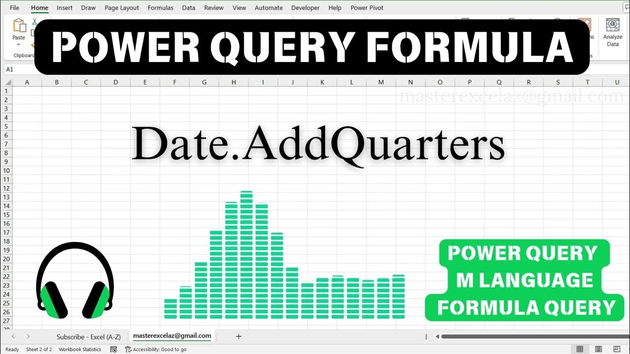 Date.AddQuarters | Power Query formula in excel | AI Podcast in English ...