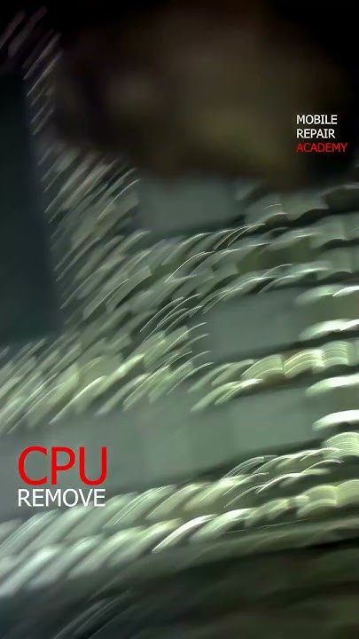 How to remove cpu | easy method | mobile repair academy #iphonerepair# ...